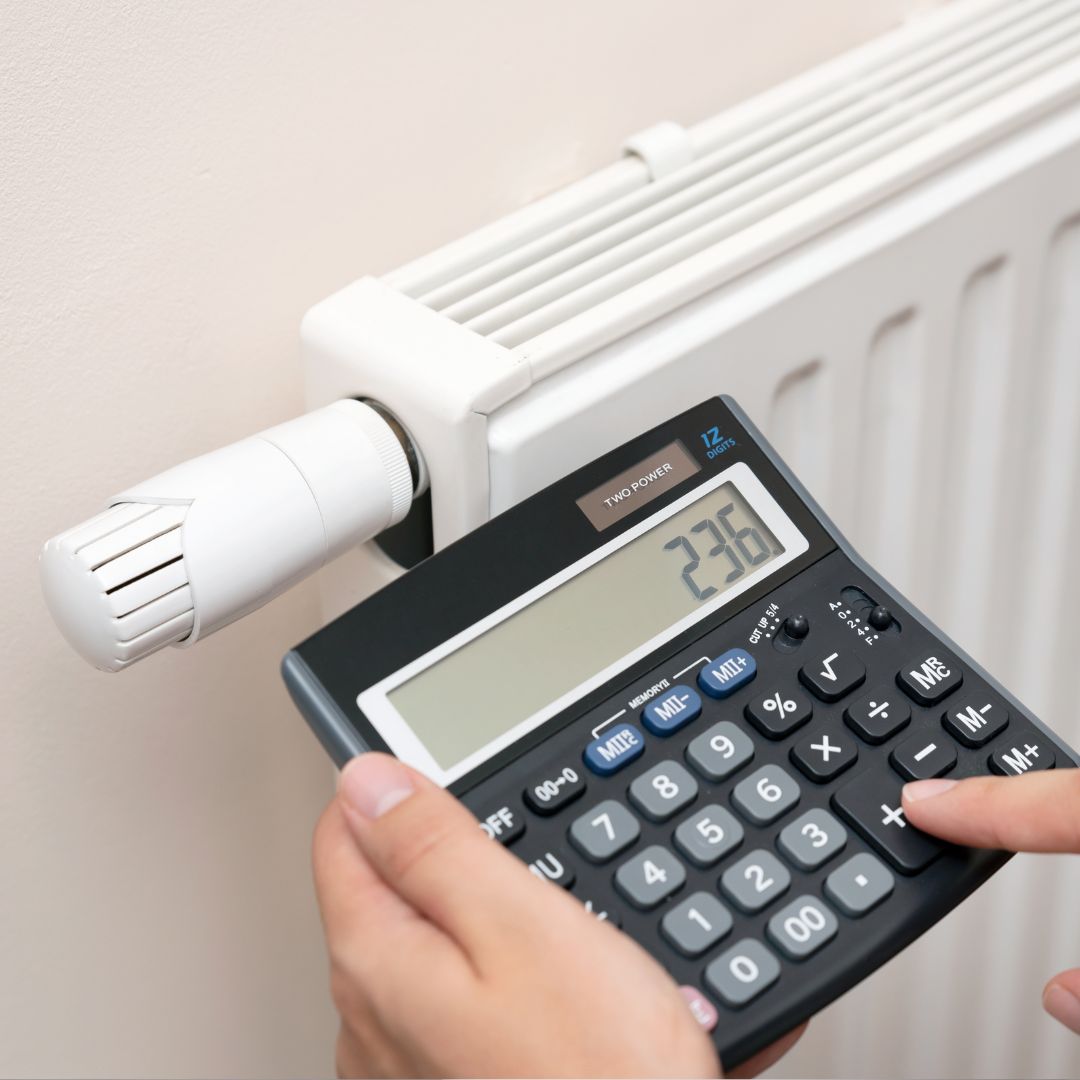 Hoe bereken je het vermogen van een radiator?