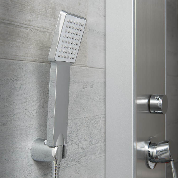 Colonne de douche Tosca 2 jets de massage inox | c15718